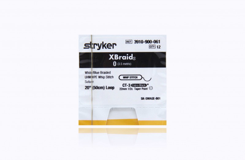 In-Date Stryker UHMWPE Suture 3910-900-061 0 box of 12 Braided Hi ...